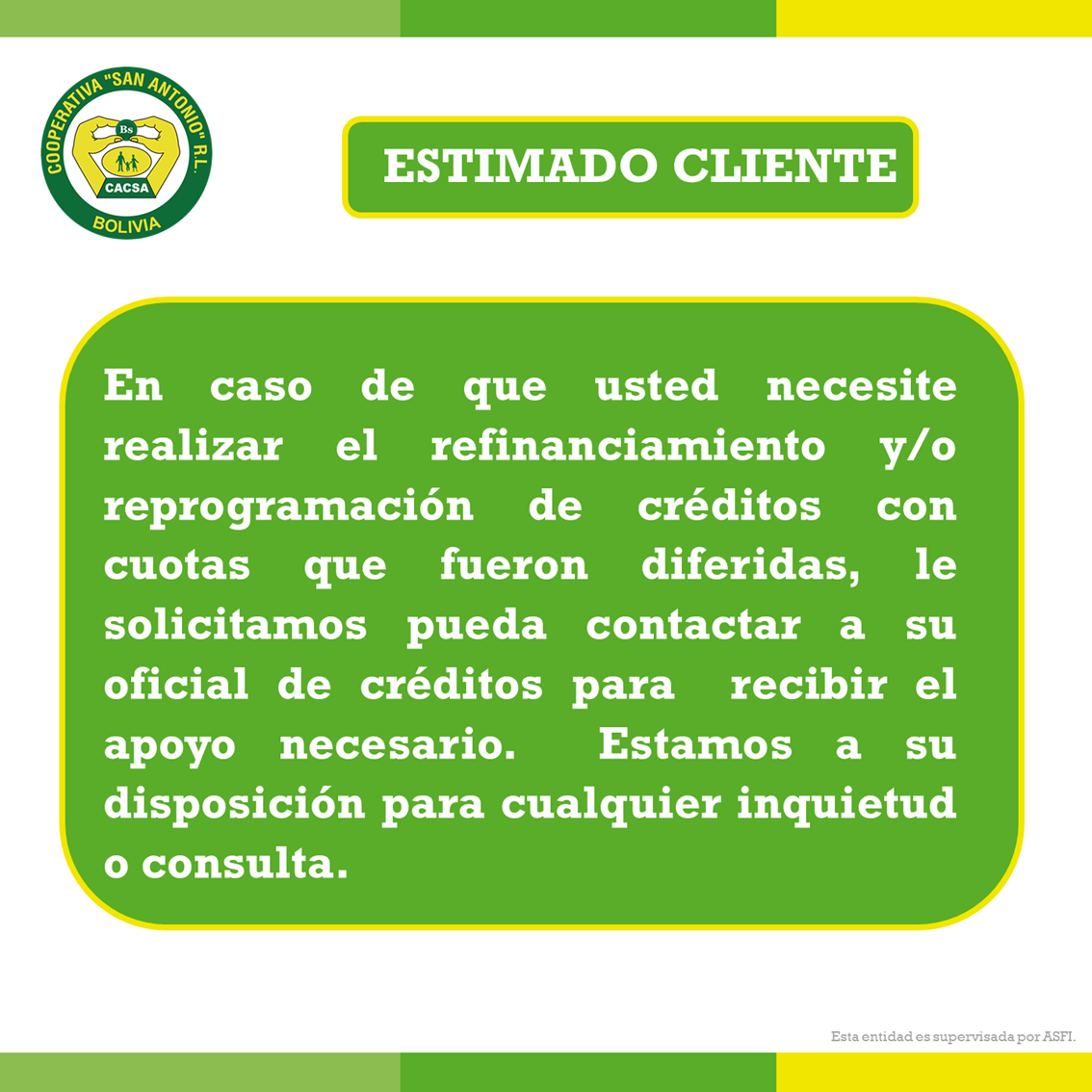 INICIO | Cooperativa San Antonio Ltda